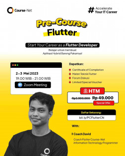 Pre-Course Flutter - course net