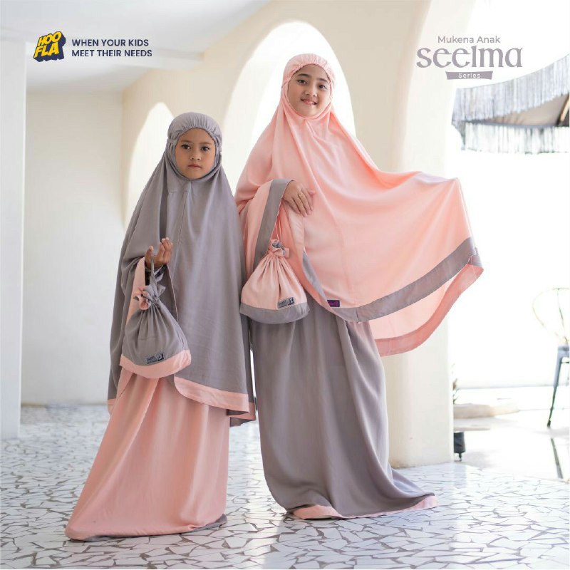 Mukena Anak Seelma Series - Kremo Kids