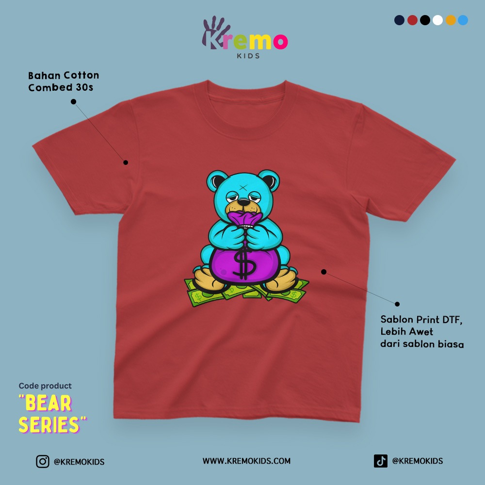 KAOS BEAR SERIES VER 9 - Kremo Kids KAOS BEAR SERIES VER 9 - Kremo Kids