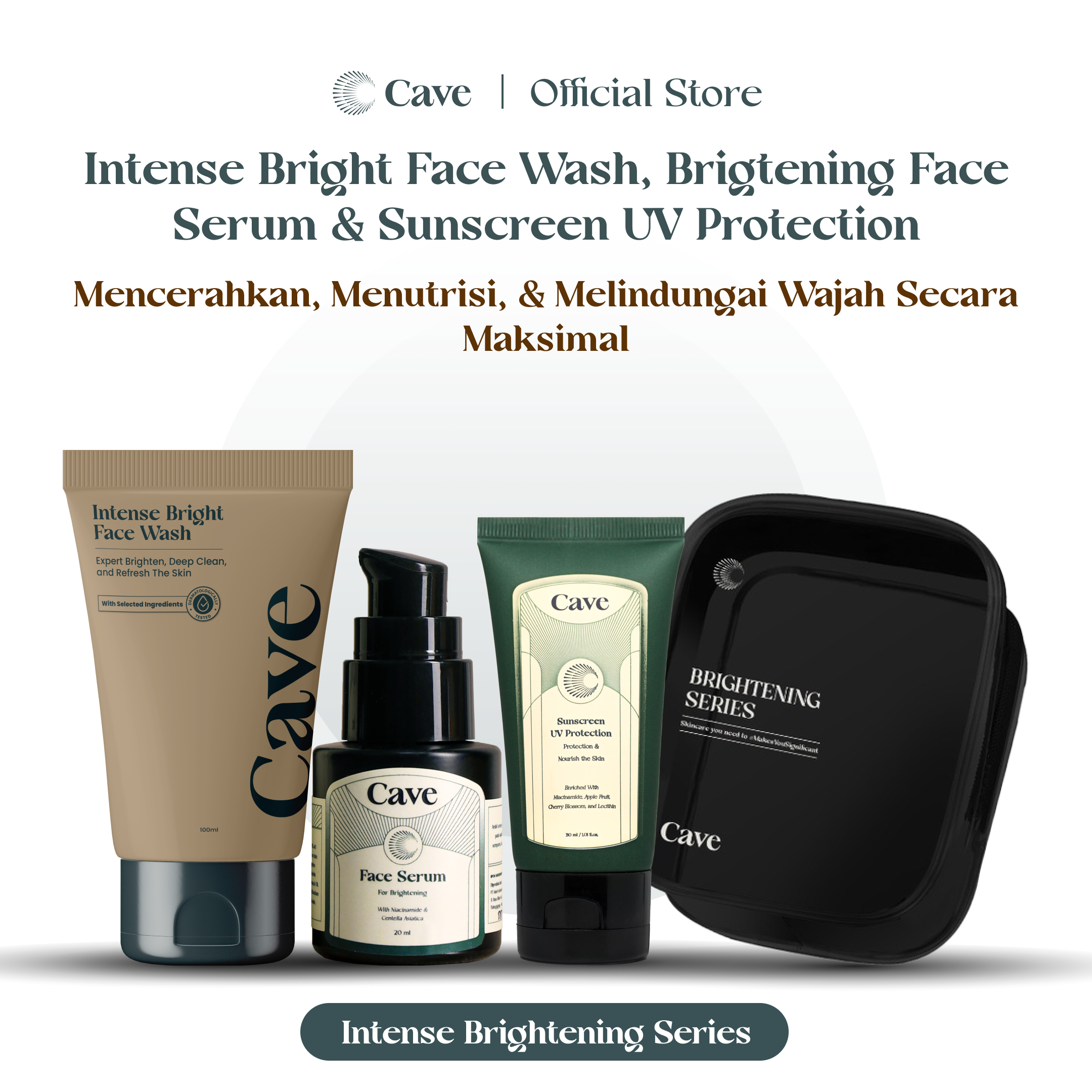 Cave Complete Intense Brightening Series - Paket Skincare Pria dalam ... Cave Complete Intense Brightening Series - Paket Skincare Pria dalam ...