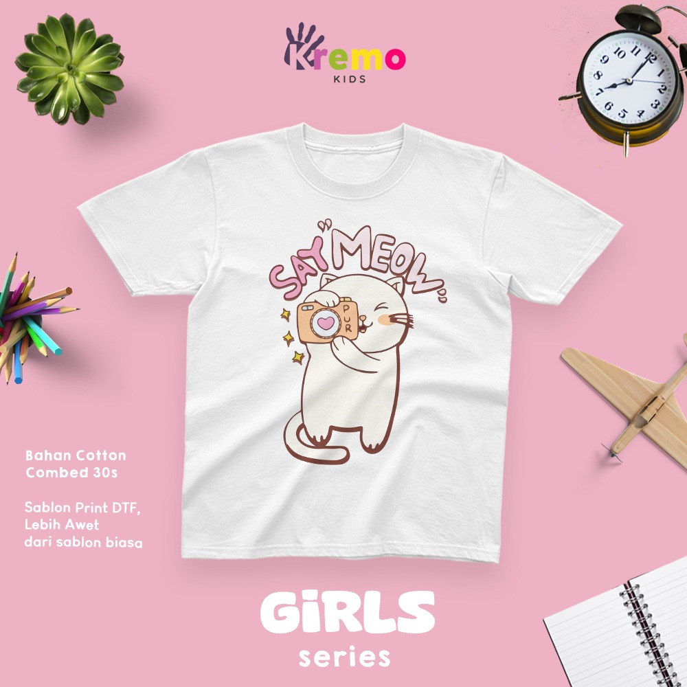 KAOS COUPLE GIRLS SERIES VER 8 SAY MEOW - Kremo Kids KAOS COUPLE GIRLS SERIES VER 8 SAY MEOW - Kremo Kids