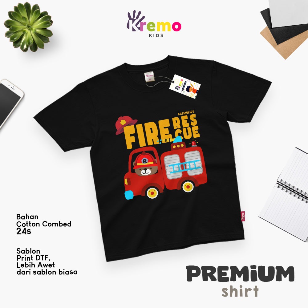KAOS KREMO KIDS PREMIUM FIRE RESCUE - Kremo Kids KAOS KREMO KIDS PREMIUM FIRE RESCUE - Kremo Kids